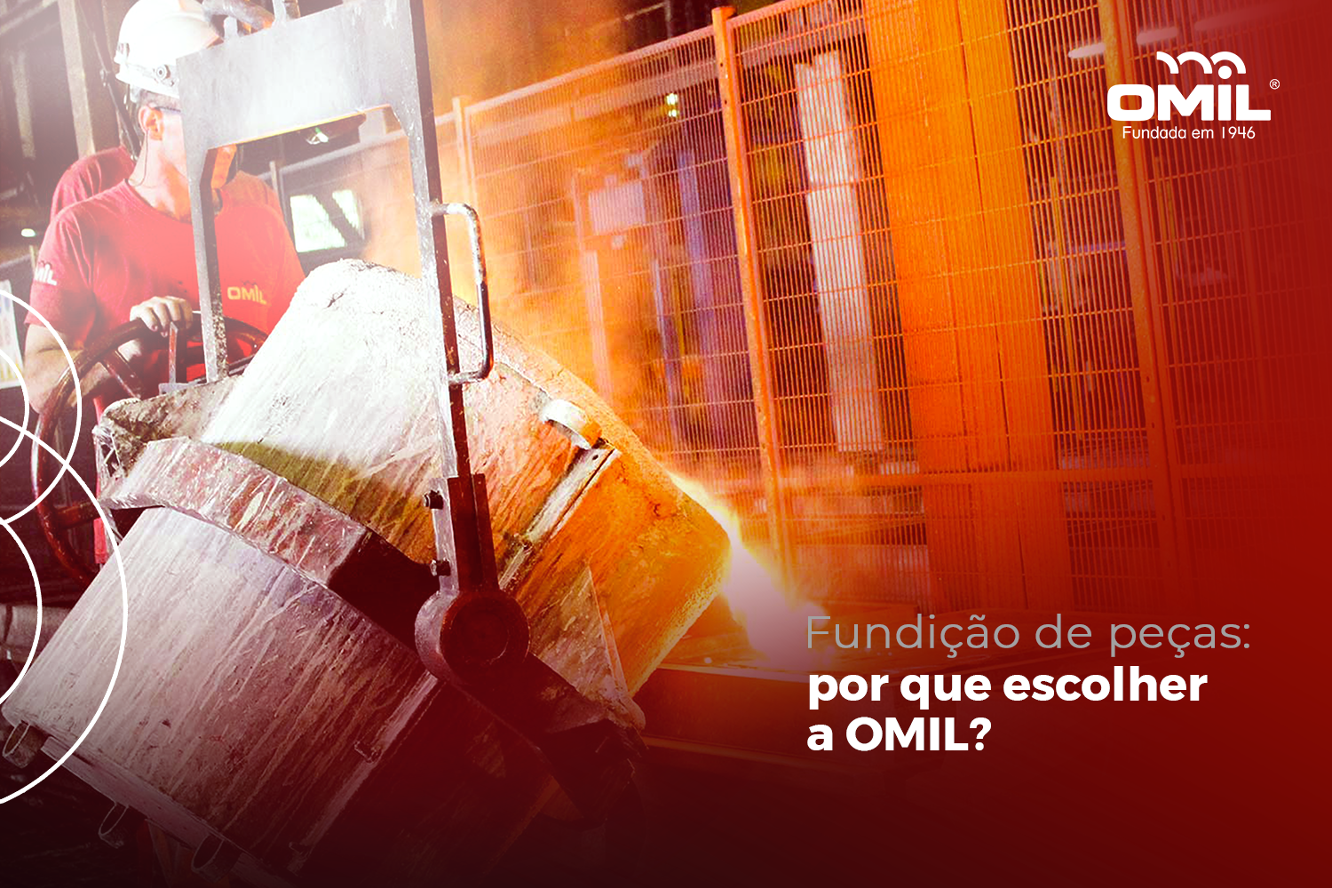 Fundição de peças: por que escolher a OMIL? | Fundição Omil